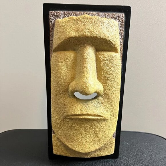 Rotary Hero | Wall Decor | Tiki Easter Island Head Moai Tissue Box ...